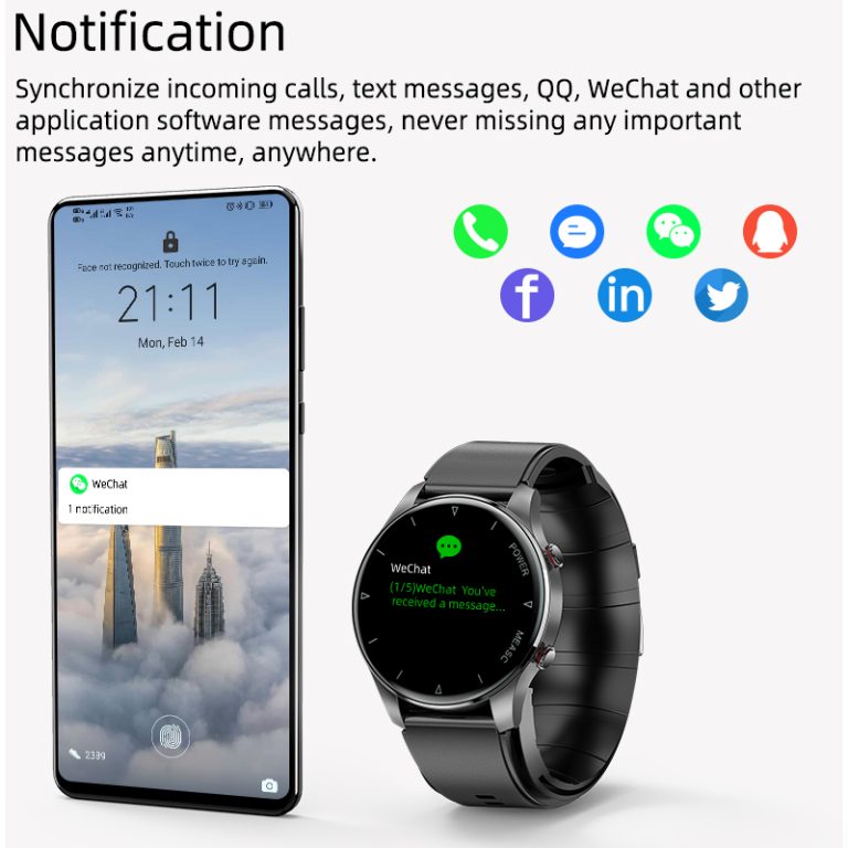 Medical Grade Watch PM50 with Air Pump - PPWOLF