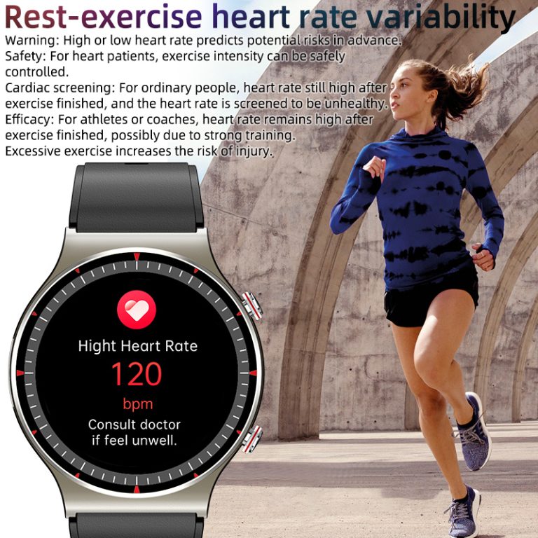 Medical Grade ECG+PPG Smart Watch PG08 - PPWOLF